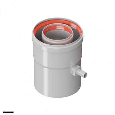 Конденсатоотводчик коаксиальный универсальный Krats CT60100 (D 60/100 ...